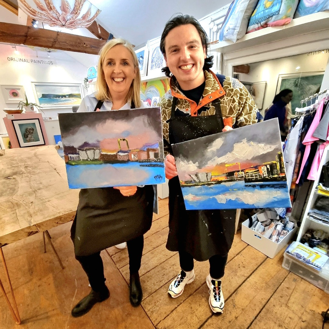 Belfast Skyline Adult Paint and Sip Evening Belfast – Stephen Whalley ...