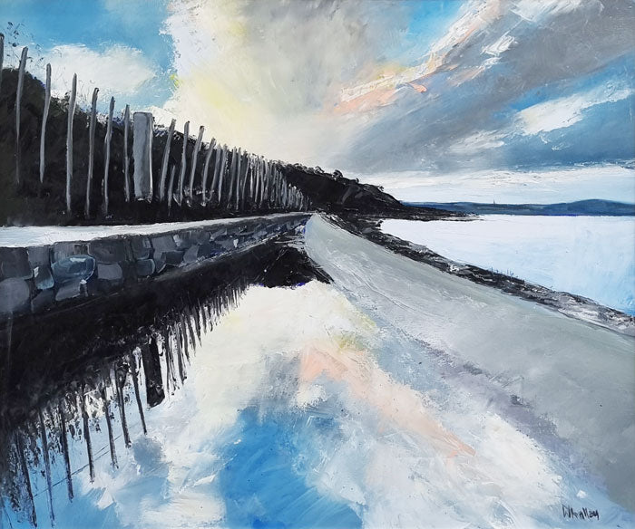 Pathway Reflections Crawfordsburn - Original Oil Painting - Stephen ...